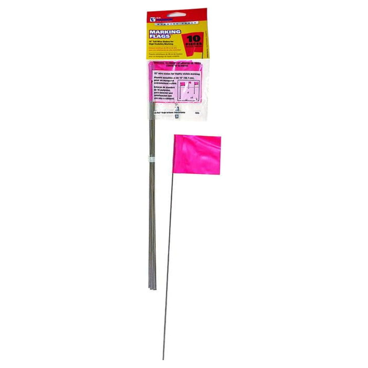 CH Hanson 15065 Stake Flag, 15 in L, Red, PVC - Walmart.com