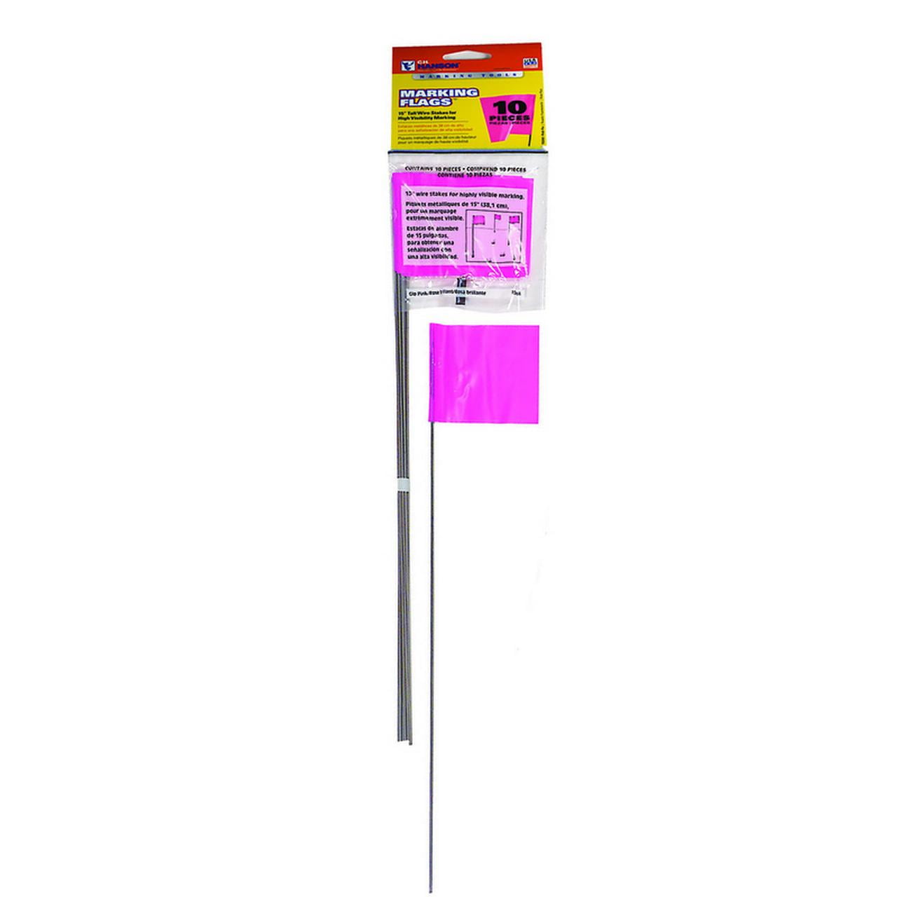 CH Hanson 15066 Stake Flag, 15 in L, Pink, PVC - Walmart.com