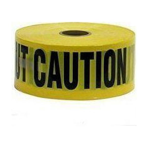 Barricade Tape, 3 in x 1000 ft, Yellow, Caution - Walmart.com