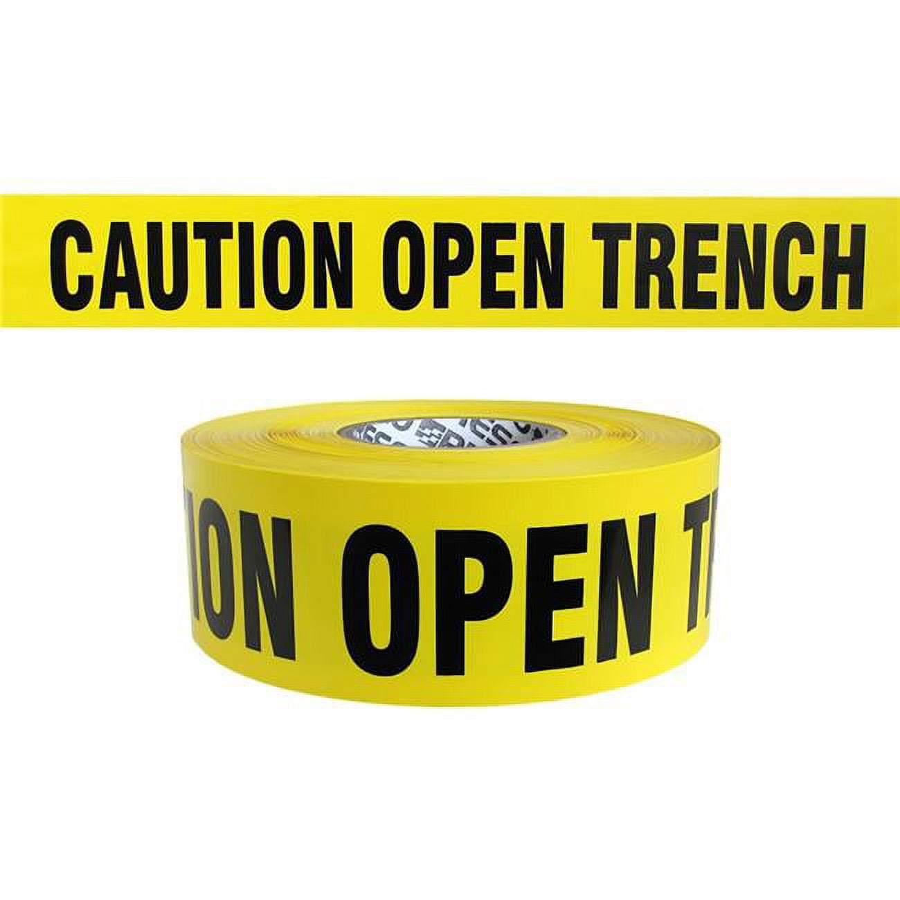 CH Hanson 16007 3 in. x 1000 ft. x 2 Mil Caution Open Trench Barricade ...