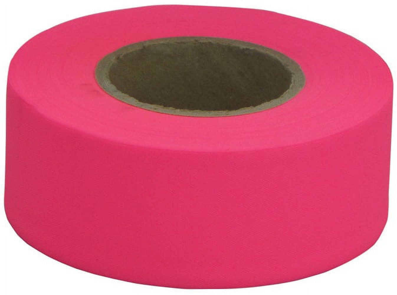 CH Hanson 17003 Flagging Tape, 150 ft L, 1-3/16 in W, Fluorescent Pink ...