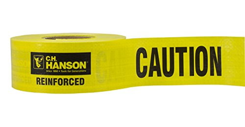 CH Hanson Barricade Tape-Caution 500'x3 x5Mil Reinforced - Walmart.com