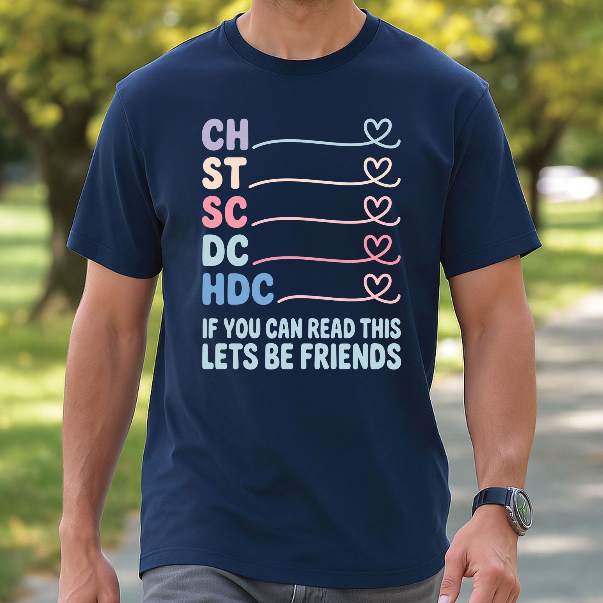 CH ST SC DC HDC Crochet Abbreviations Shirt – Funny Crochet Lovers Tee ...