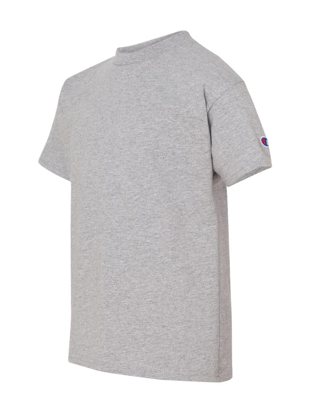 CH YOUTH 6.1OZ COTT S/S TEE (LIGHT STEEL) (L) Shirt - Walmart.com
