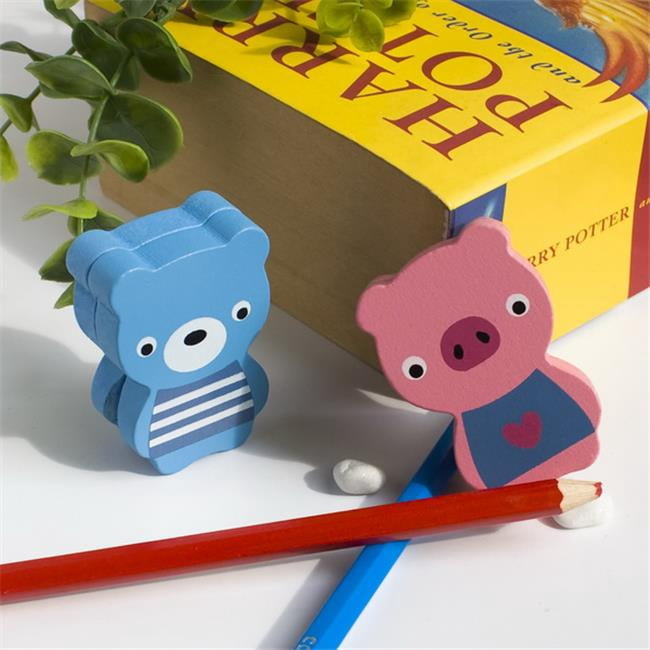 CH001-BEPI Bear and Pig - Card Holder - Wooden Clips - Wooden Clamps ...