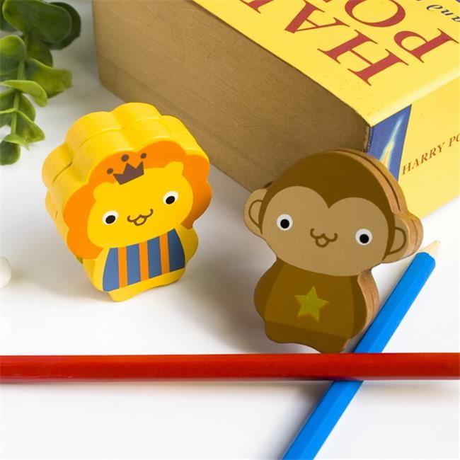 CH003-LIMO Lion and Monkey - Card Holder - Wooden Clips - Wooden Clamps ...
