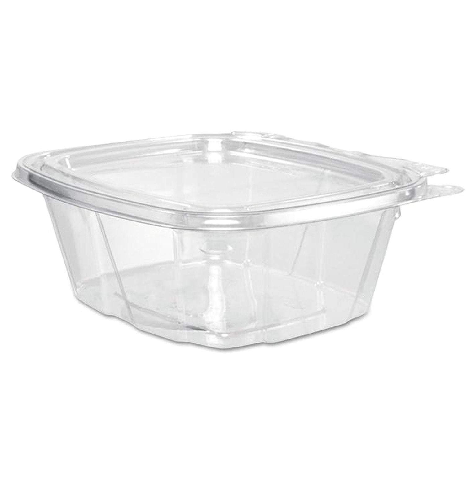 CH16DEF ClearPac Container Lid Combo-Packs 4.9 x 2.5 x 5.5 16 oz Clear ...