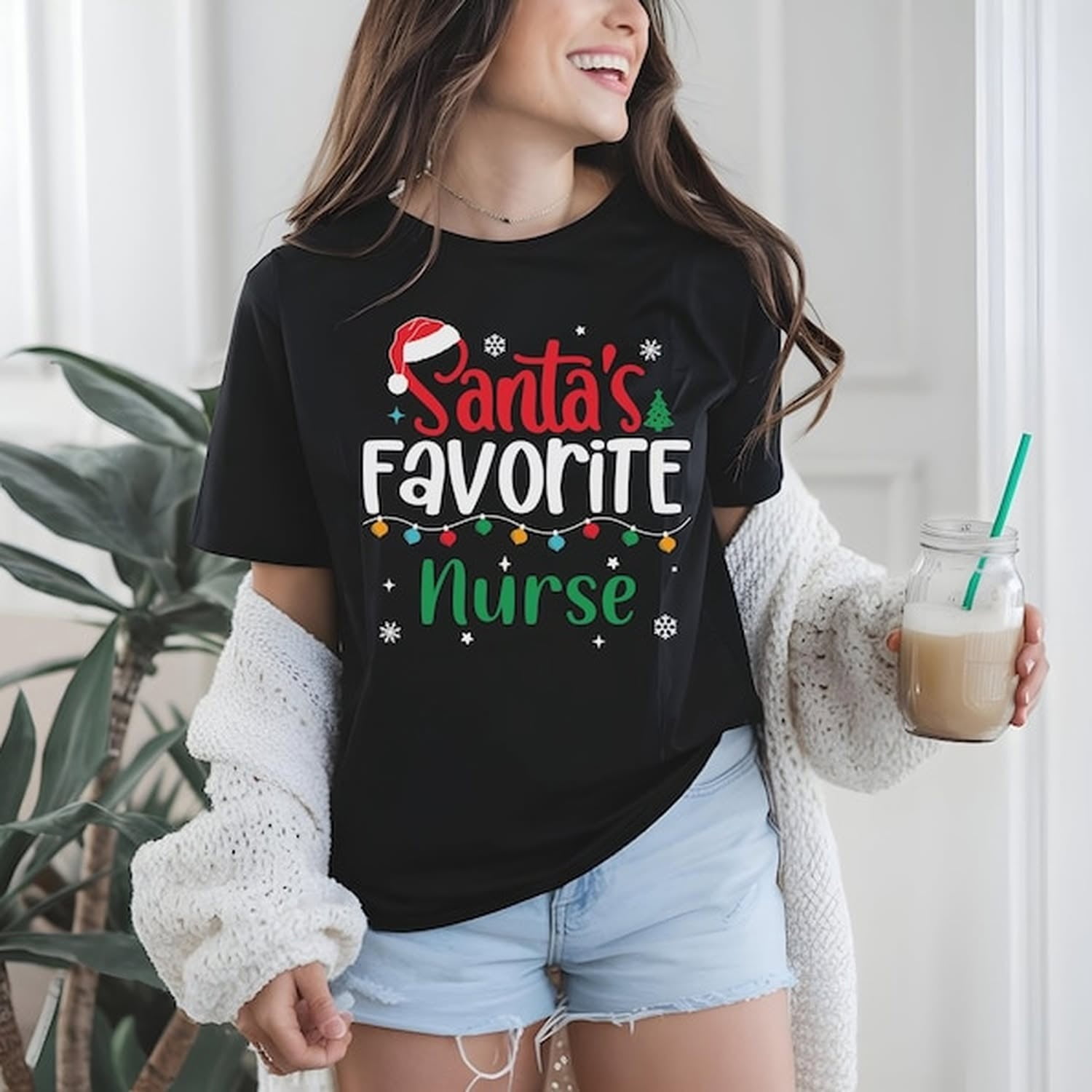 CH1Ristmas Nurse T-S1Hirt, Santa's Favorite Nurse S1Hirt, Registered ...