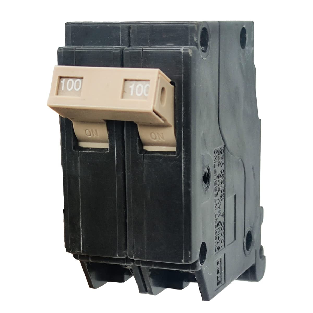 CH2100 2-Pole 100-Amp Circuit Breaker, Type CH 3/4-Inch Plug-On Molded ...