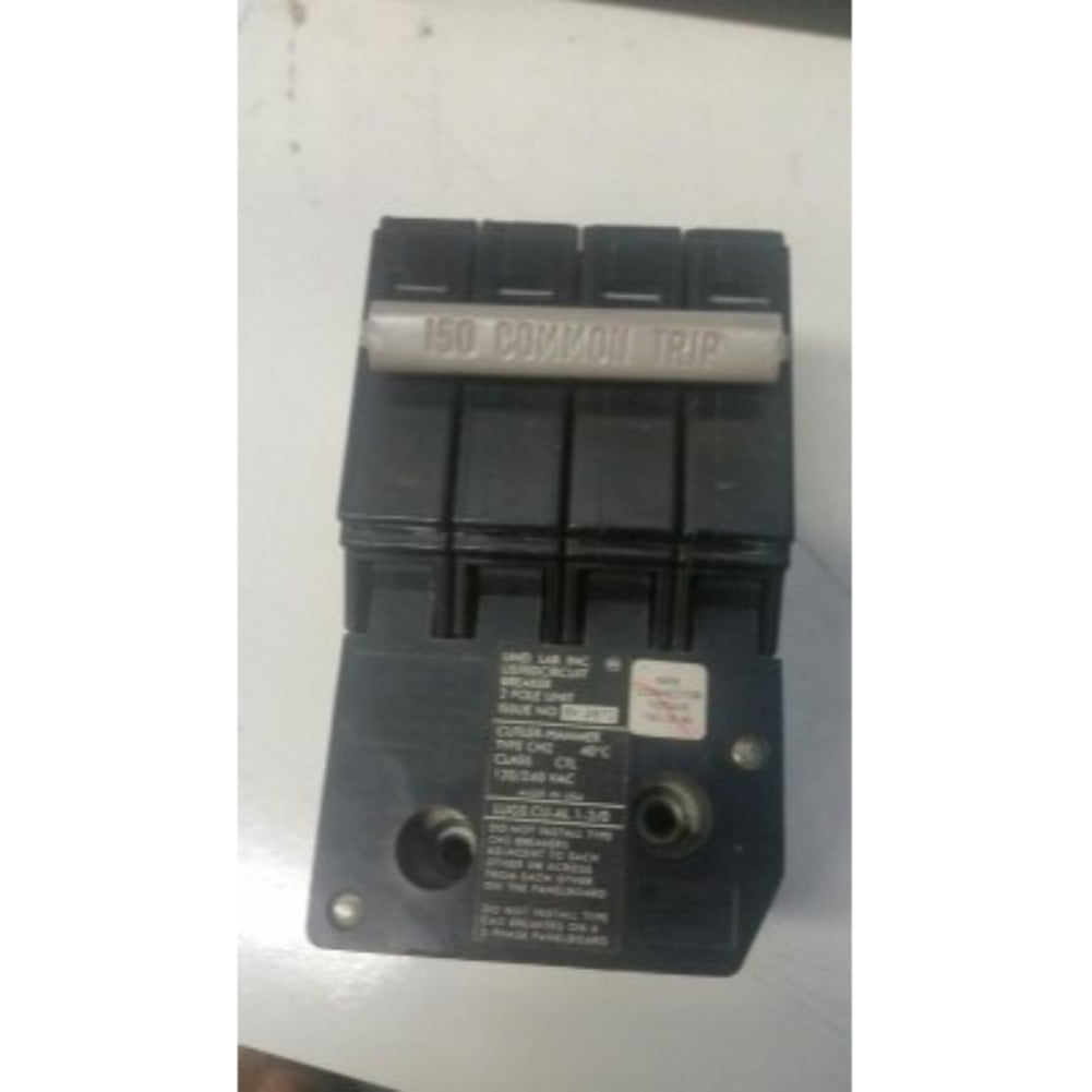 Breaker, 150A, 2P, 120/240V, 10 kAIC, Type CH - Walmart.com