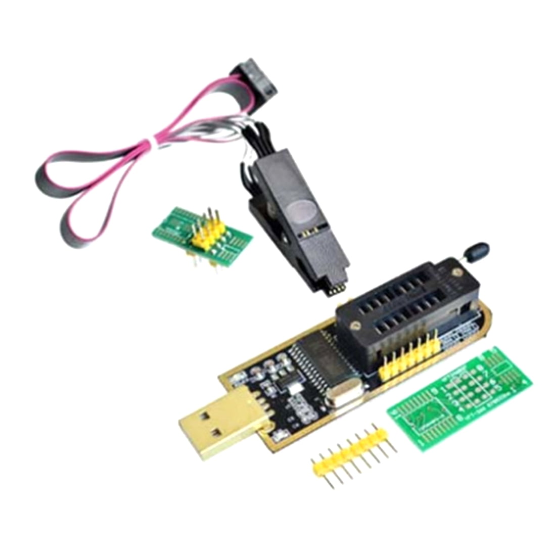 CH341A 24 25 Series EEPROM Flash BIOS USB Programmer Module + SOIC8 ...