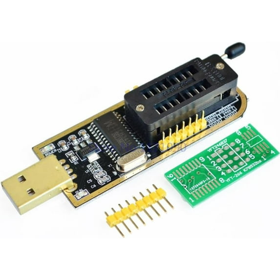 CH341A USB Programmer 24 25 Series Chip BIOS Flash Burner for PC ...
