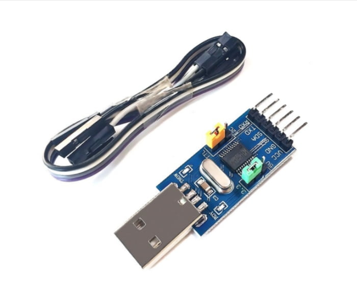 CH341T 2-in-1 module USB to I2C IIC UART USB to TTL MCU serial port downloader - Walmart.com