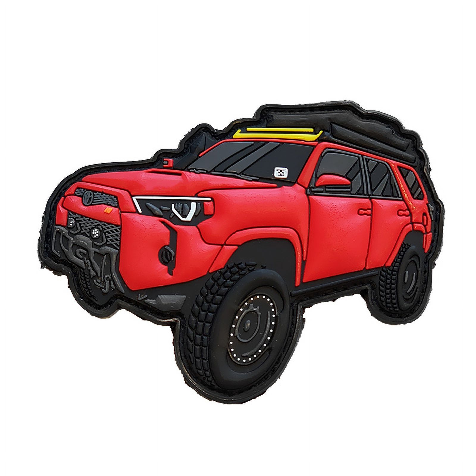 CH4X4 3D PVC Velcro Patches – 4Runner Style - Barcelona Red - Walmart.com