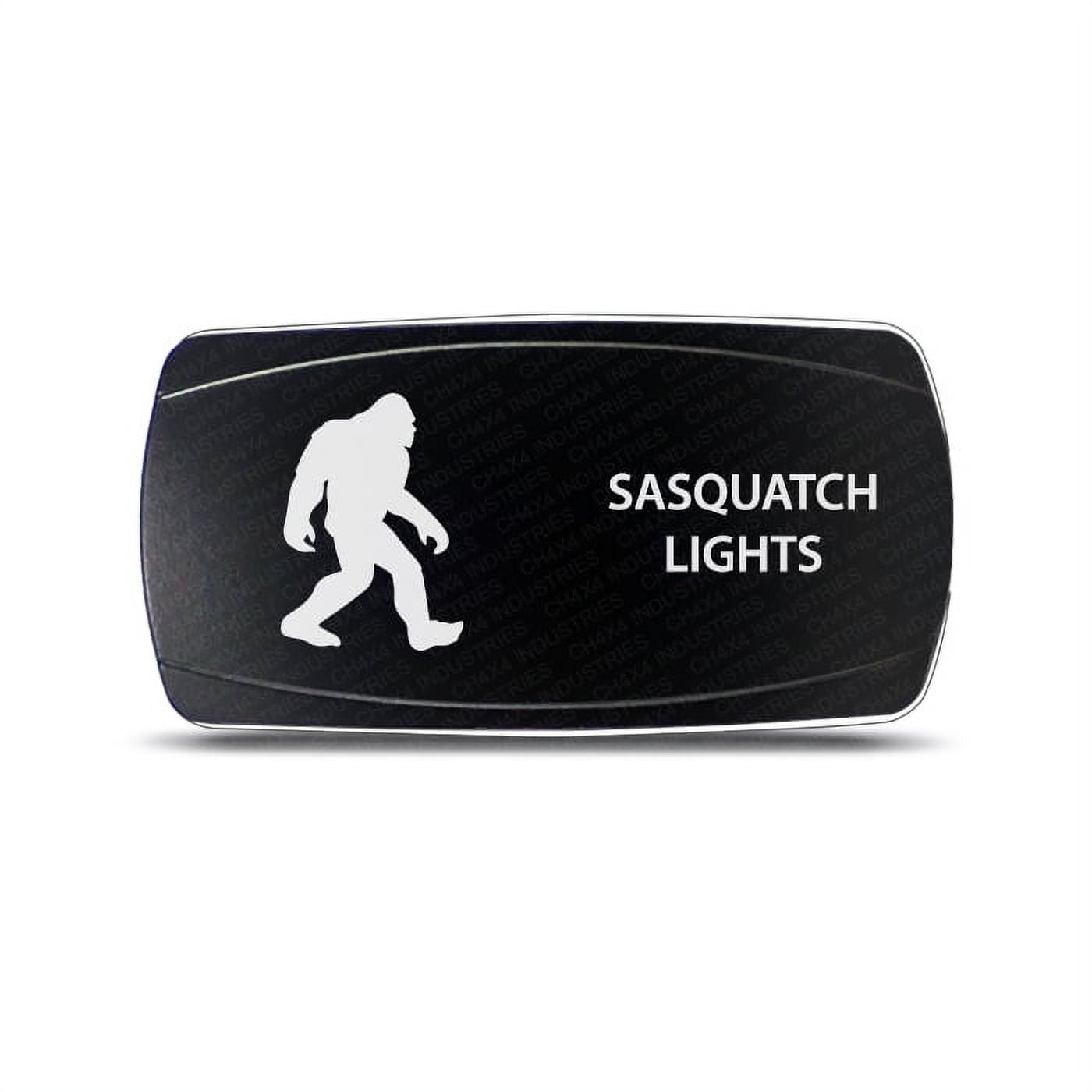 CH4X4 Rocker Switch Sasquatch Lights Symbol - Horizontal - White Led ...