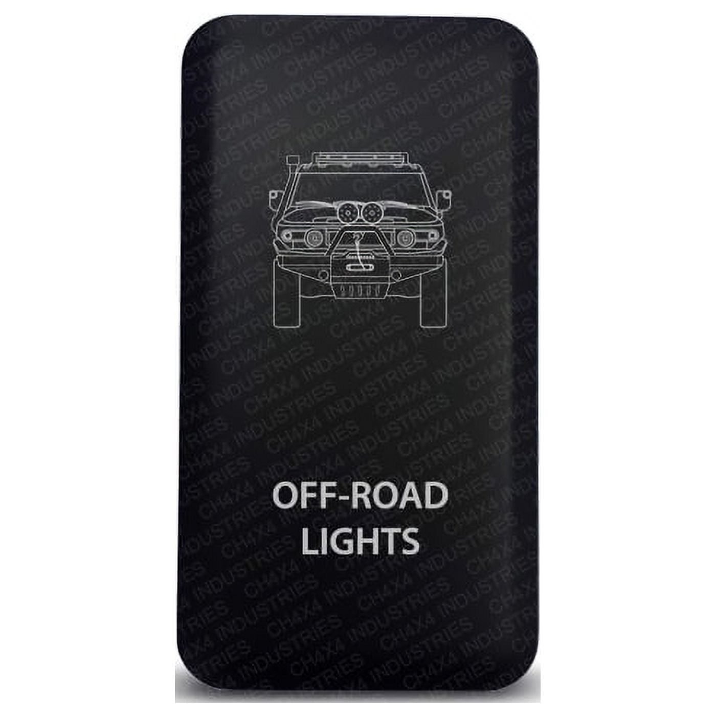 CH4X4 Toyota Push Switch FJ Cruiser Off-Road Lights Symbol - White LED ...