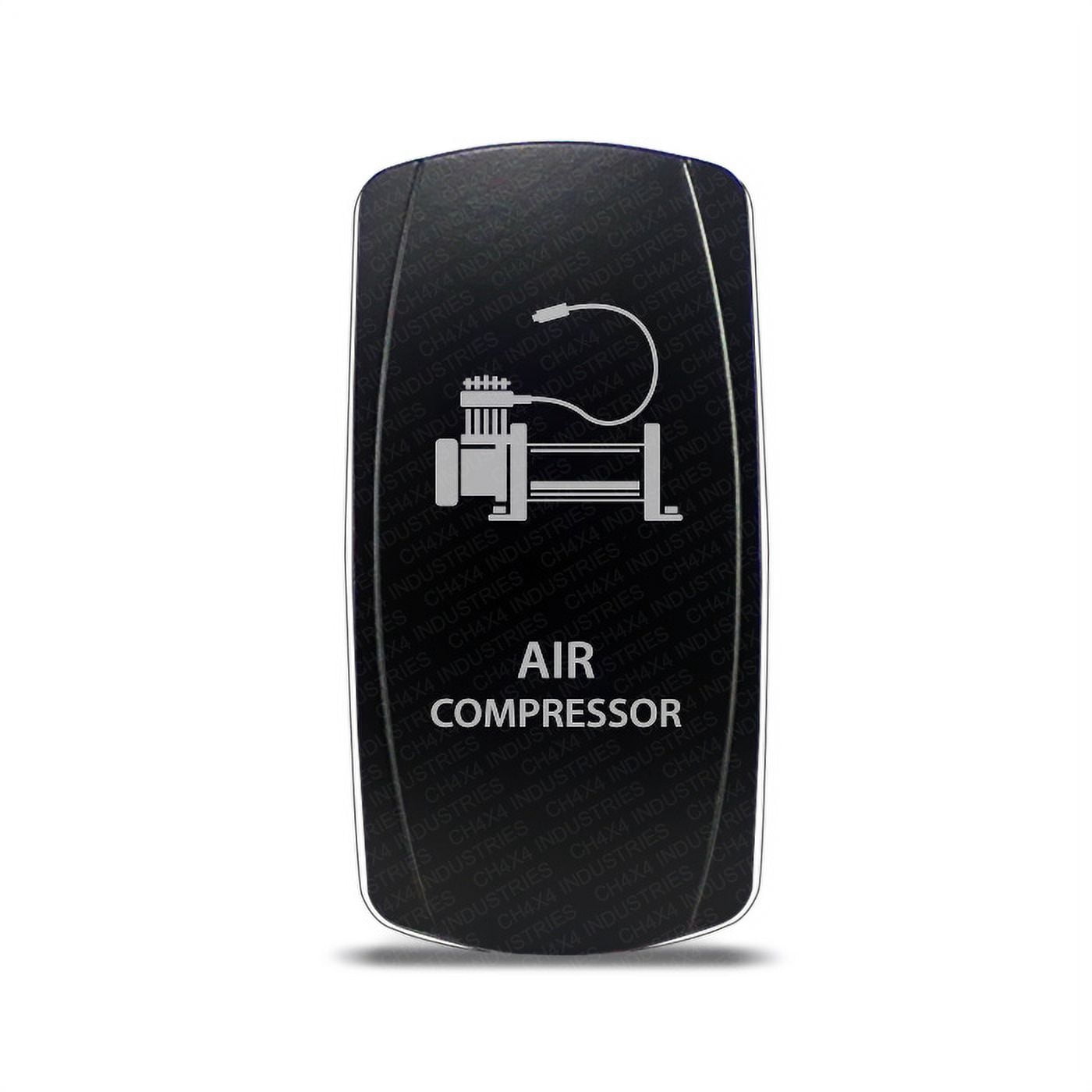 CH4x4 Rocker Switch Air Compressor Symbol - White LED - Walmart.com
