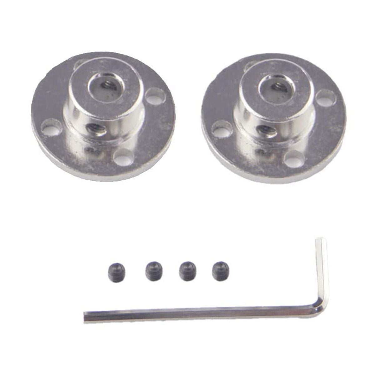 CHACNS Flange Shaft Coupling with Screws Outer Diameter 16mm Inner ...