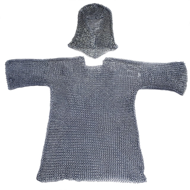 CHAINMAIL ARMOR WITH HOOD - Medieval - CHAIN MAIL COIF - Walmart.com