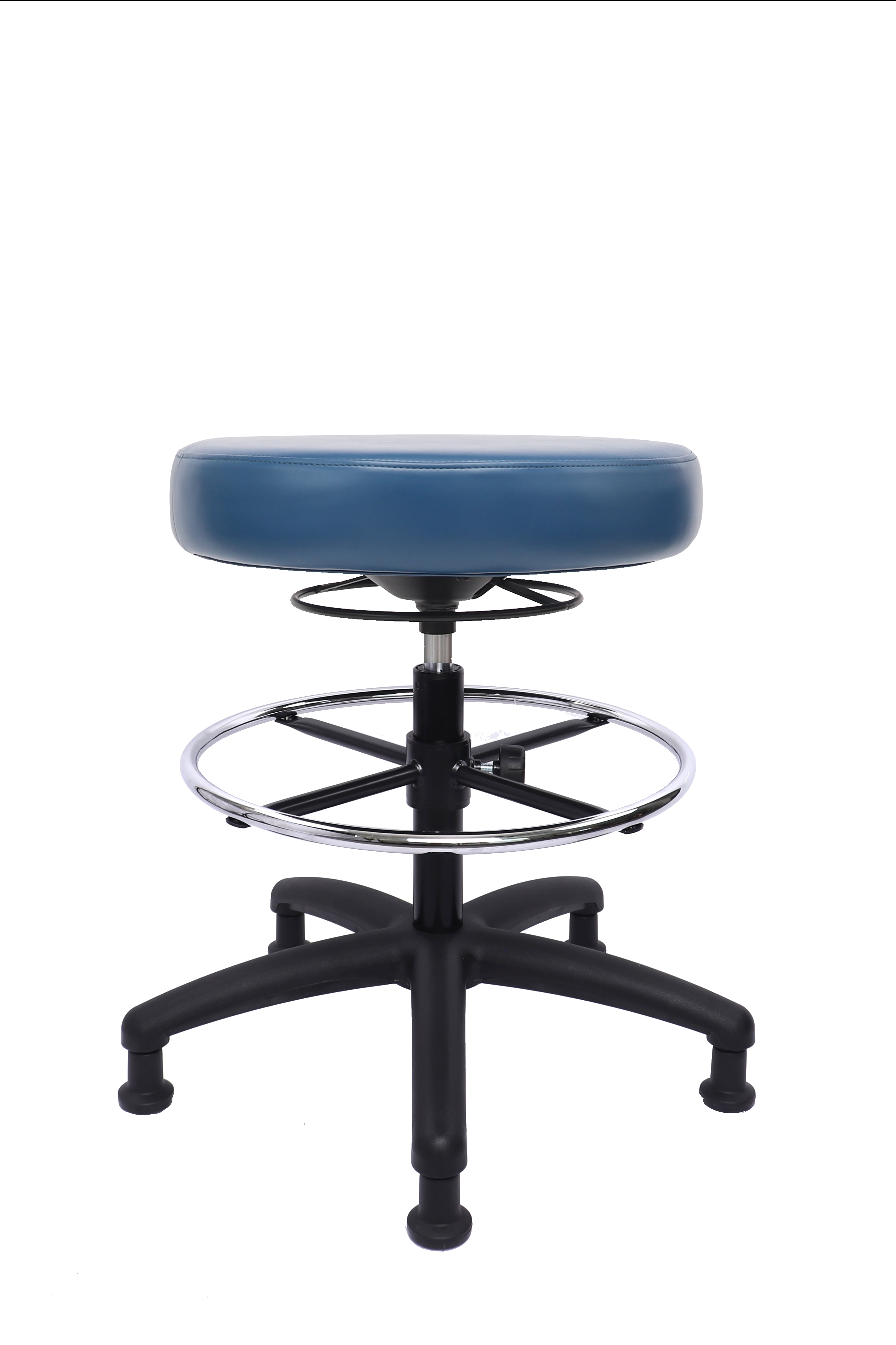 CHAIR MASTER Blue-Tall (24"-34") Height-360 degree lever adjustable ...
