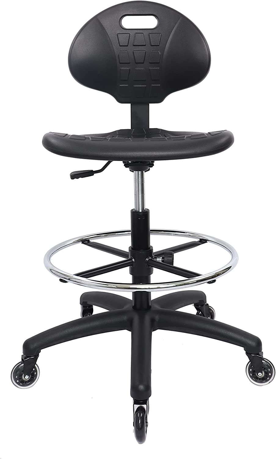 CHAIR MASTER Drafting Stool - Easy to Clean! Ergonomic Polyurethane ...