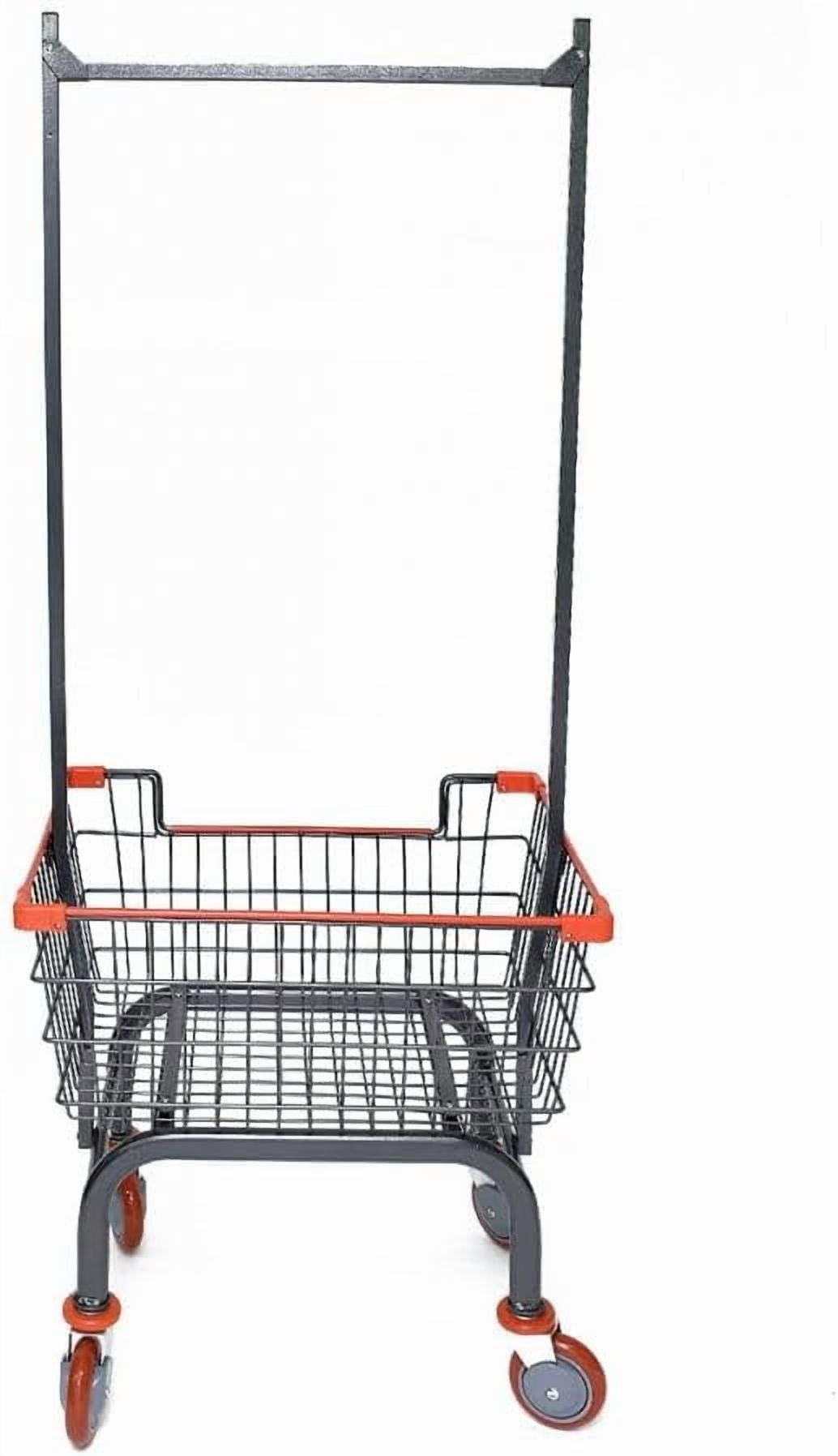 CHAMINUSA Charcoal Grey with Double Pole Rack, 2.5-Bu (Red or Blue Trim ...