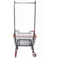 CHAMINUSA Charcoal Grey with Double Pole Rack, 2.5-Bu (Red or Blue Trim ...