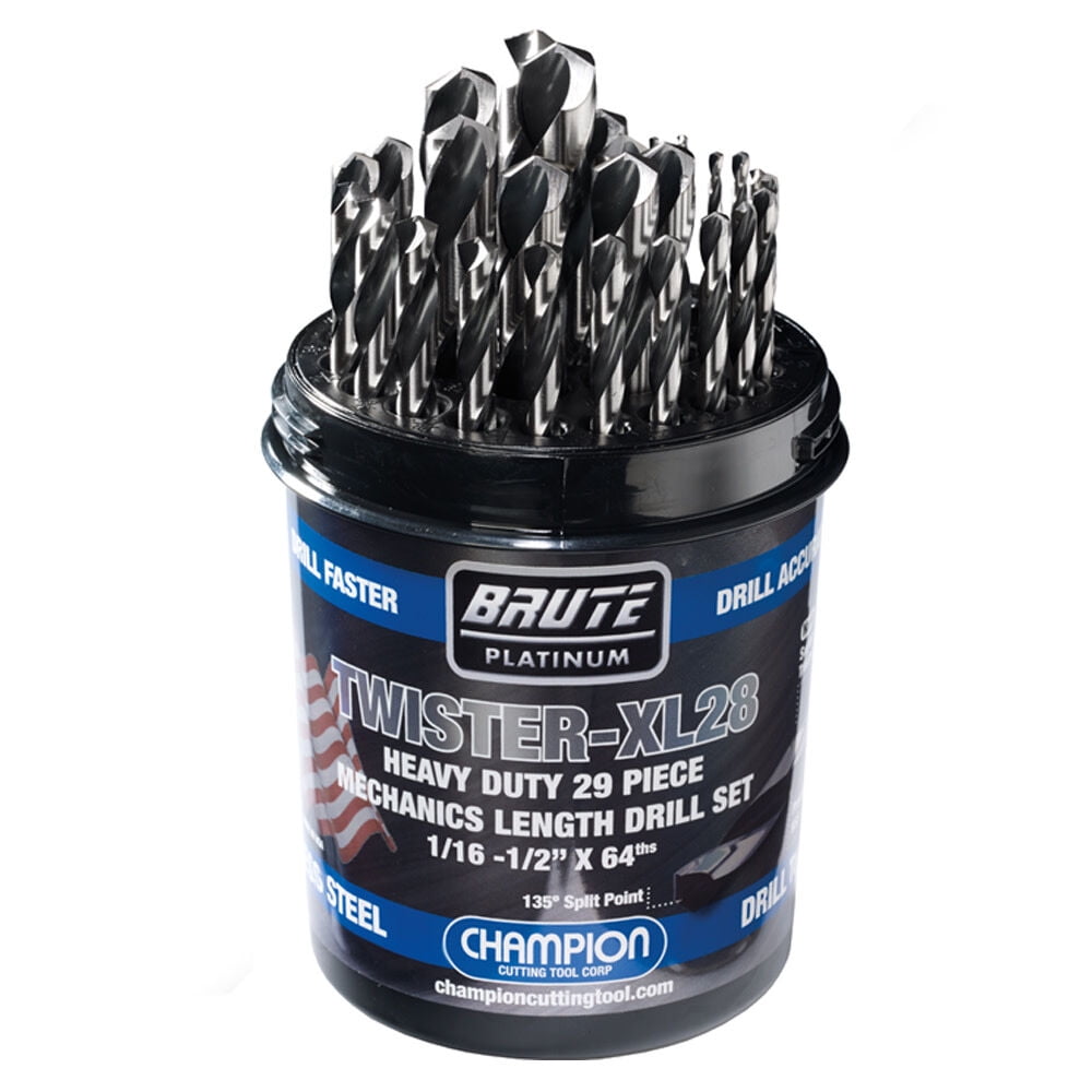 Champion Cutting Tool Twister 29 Pc. Xl28 Mechanic Length - Walmart.com