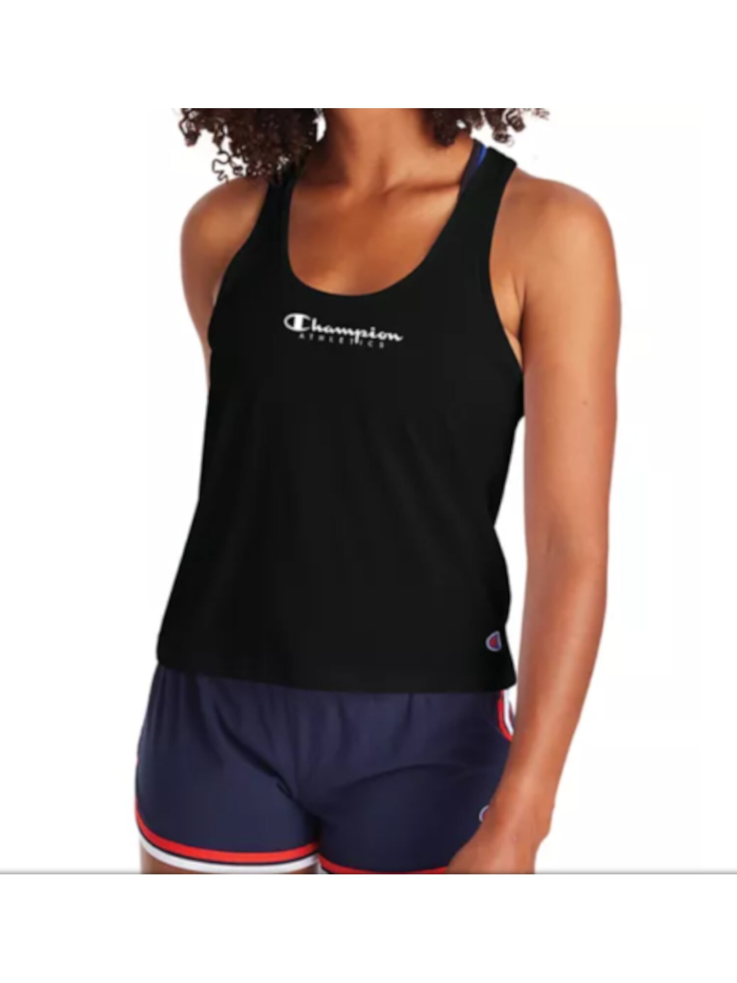 CHAMPION Womens Black Scoop Neck Active Wear Tank Top Plus 2X - Walmart.com