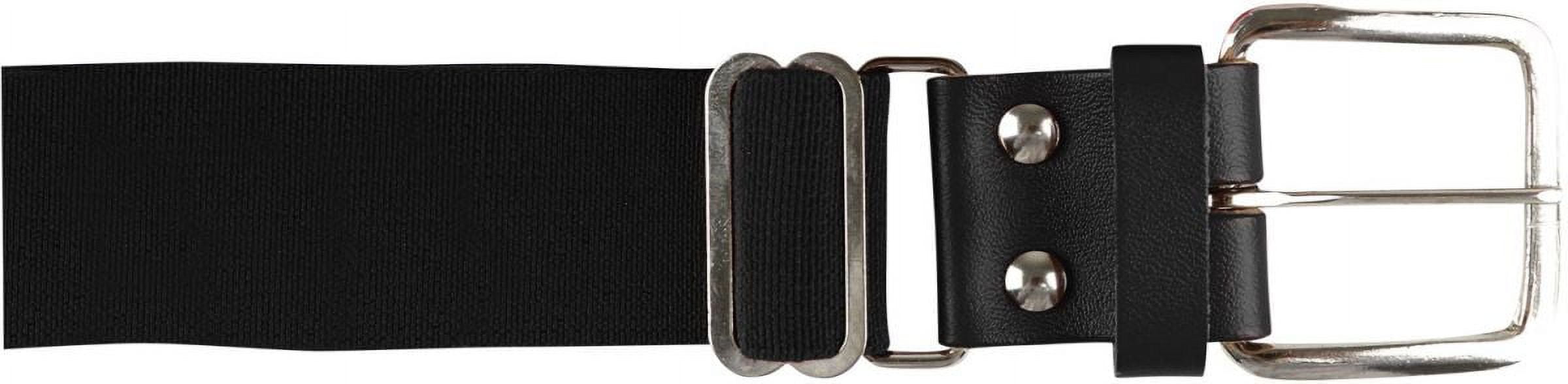CHAMPRO 1.25IN Brute Belt with Leather Tab A060Y-BLK - Walmart.com