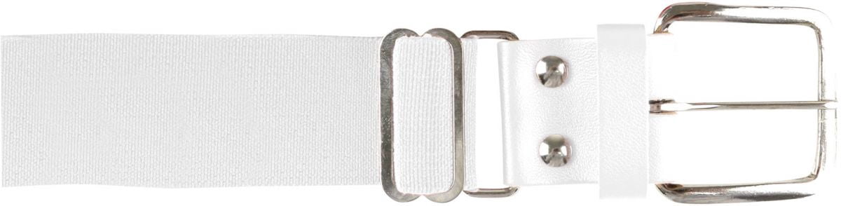 CHAMPRO 1.25IN Brute Belt with Leather Tab A060Y-WHT - Walmart Business ...