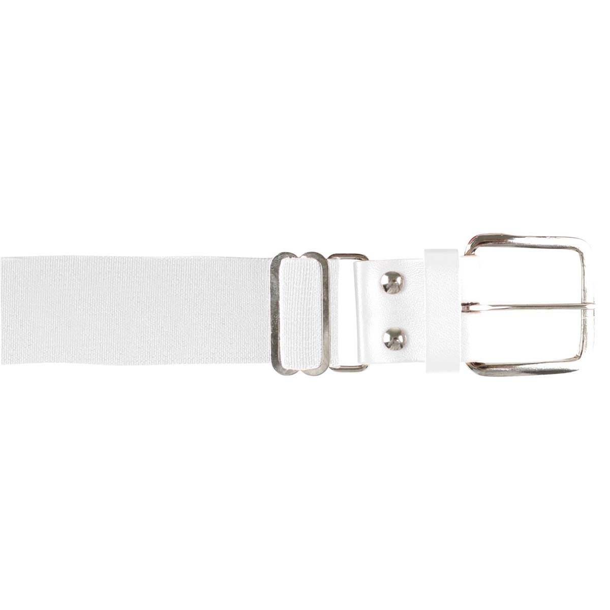 CHAMPRO 1.5IN Brute Belt with Leather Tab A060-WHT - Walmart.com