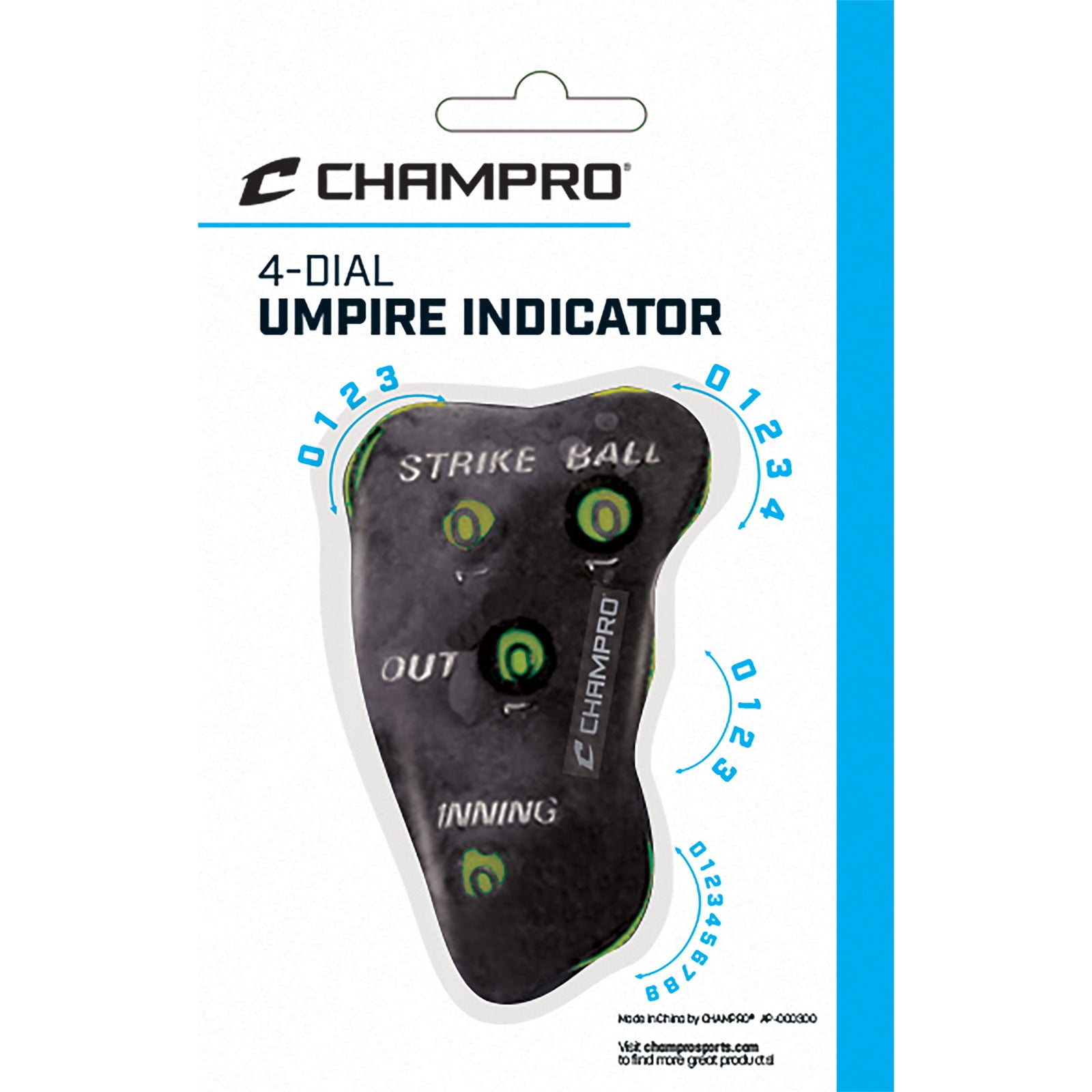 CHAMPRO 4-Dial Umpire Ball/Strike Indicator - Walmart.com