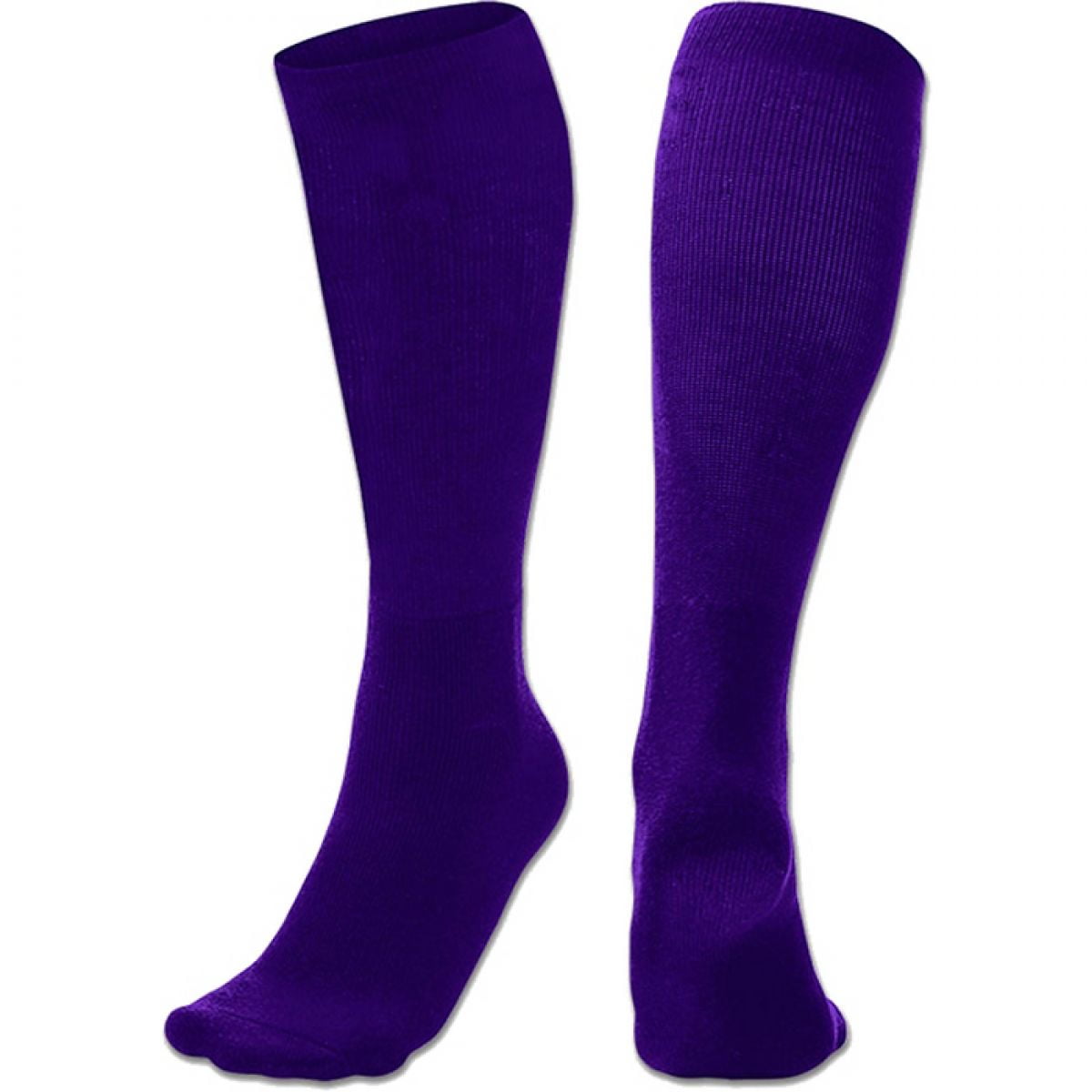 CHAMPRO Athletic Compression Socks Large, Over-the-Calf, Purple, 1 Pair ...
