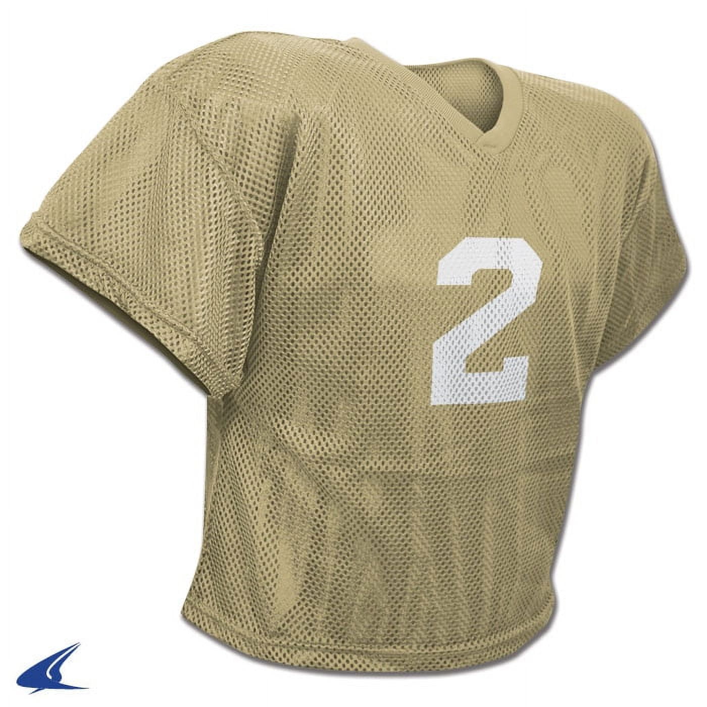 CHAMPRO Gridiron Porthole Mesh Football Practice Jersey, Youth Medium ...