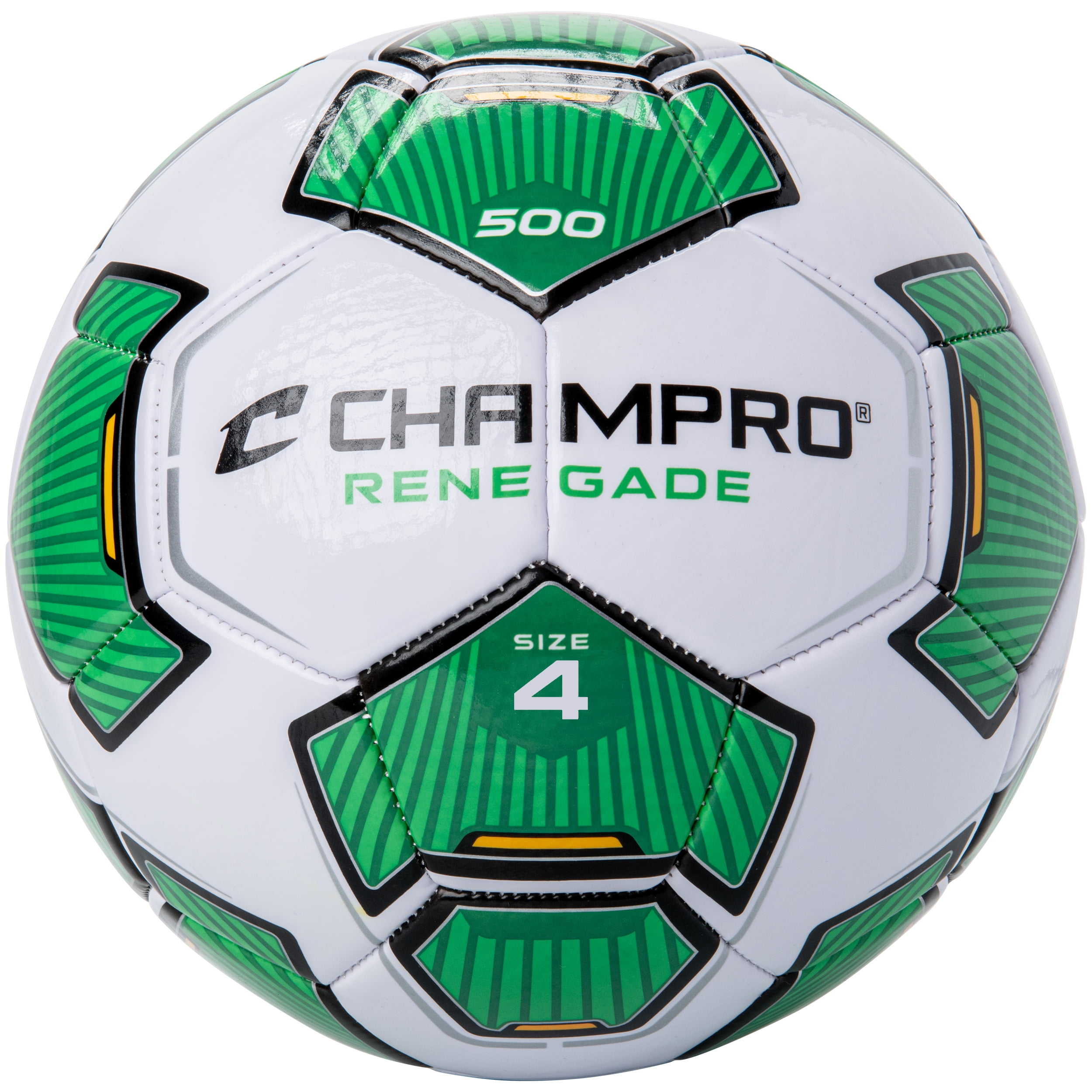 CHAMPRO Renegade Soccer Ball, Size 4, Optic Green - Walmart.com