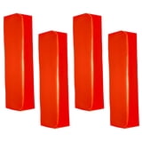 CHAMPRO Weighted Corner Pylons, Orange, Set of 4 - Walmart.com