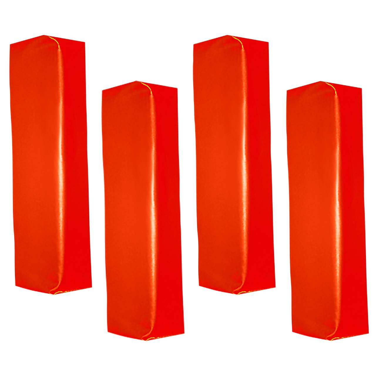 CHAMPRO Weighted Corner Pylons, Orange, Set of 4 - Walmart.com