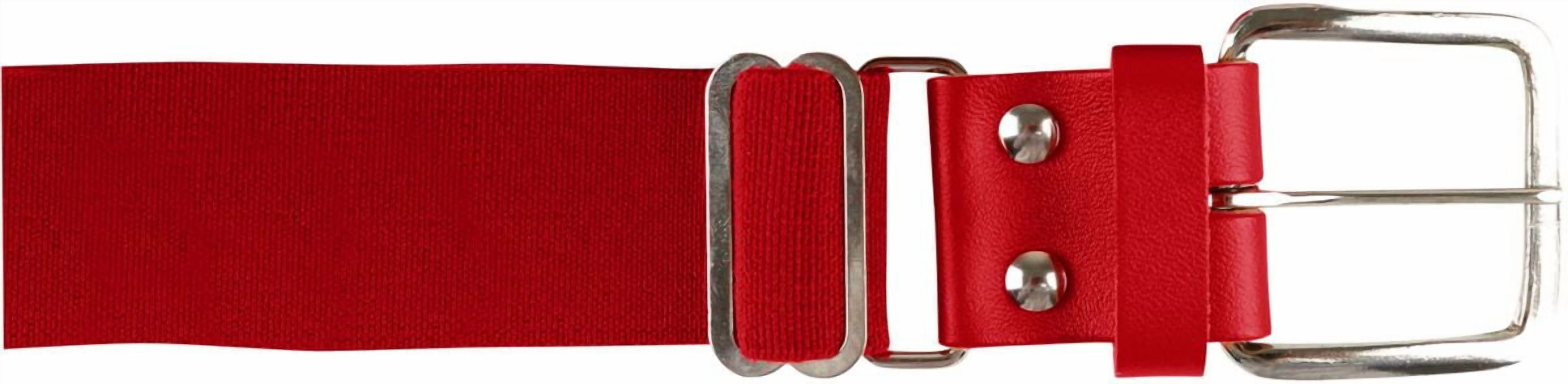 CHAMPRO Youth Brute Belt with Leather Tab (Scarlet) - Walmart.com