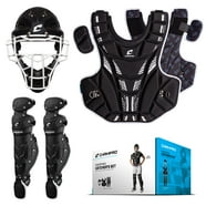 Wilson C200 Youth Catchers Gear Kit, Black and Scarlet Red - Walmart.com