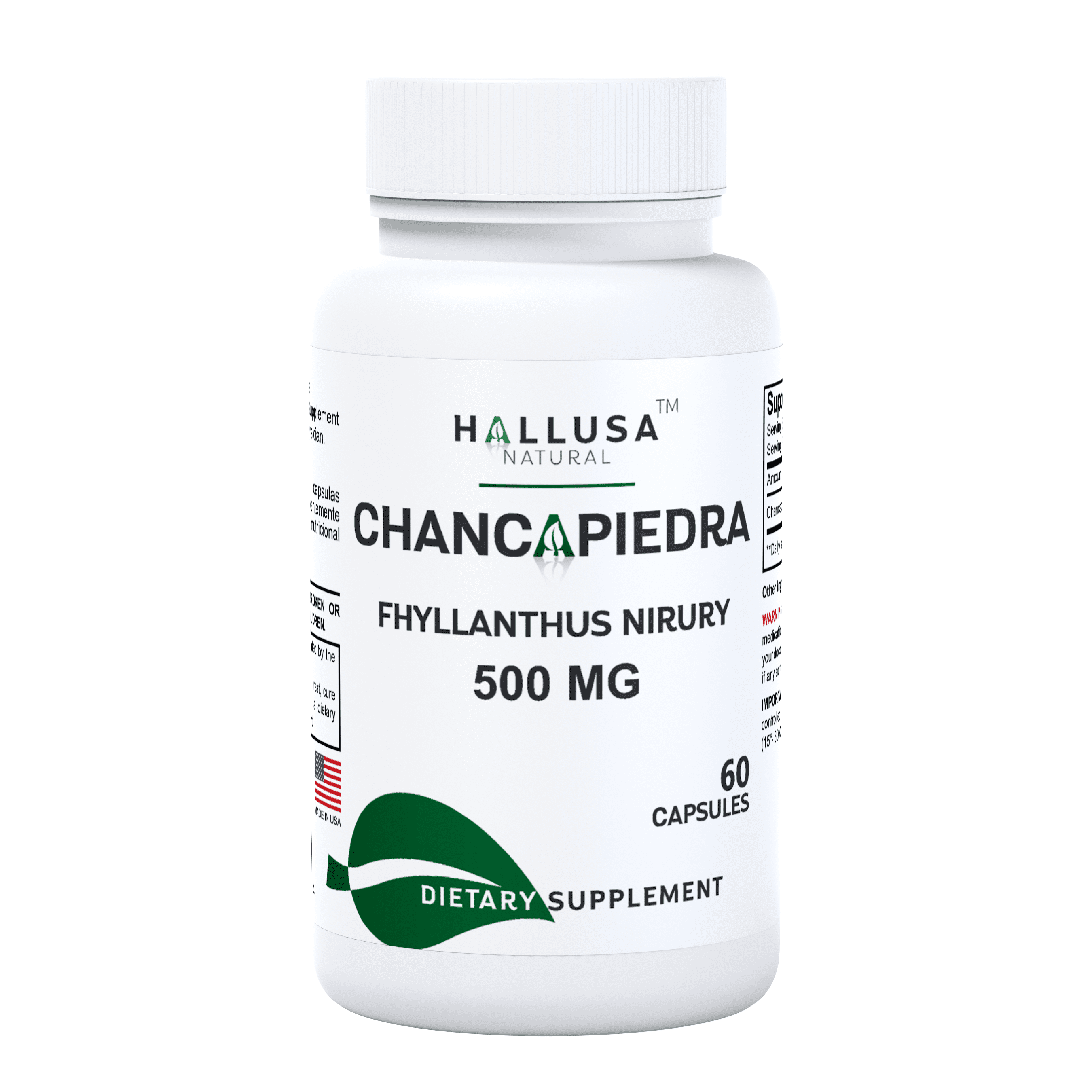 CHANCAPIEDRA - Kidney & Gallbladder Health - Stone Breaker - Detox - 60 ...