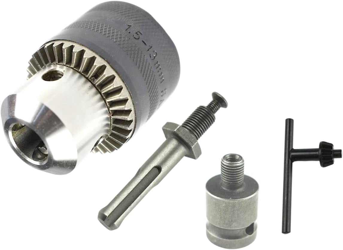 CHANCS 1/2-20UNF 1.5mm-13mm Drill Chuck Key Quick Change Drill Adapter ...