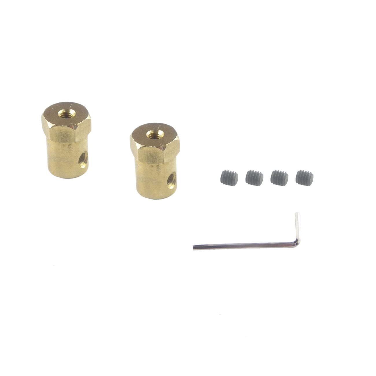CHANCS 2 Pieces 8mm Motor Flexible Coupling Coupler Connector for Car ...