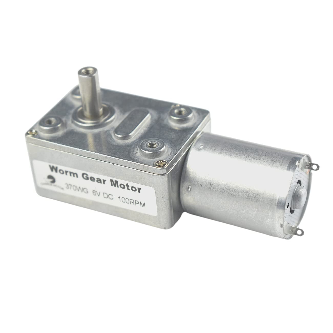CHANCS 370WG Worm Geared Drive Motor 6V DC 100RPM for Range Hood ...