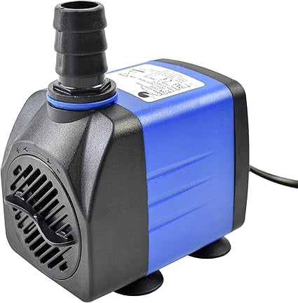 CHANCS 8W 118GPH Small Submersible Water Pump AC 110V Mini Pond pumps ...