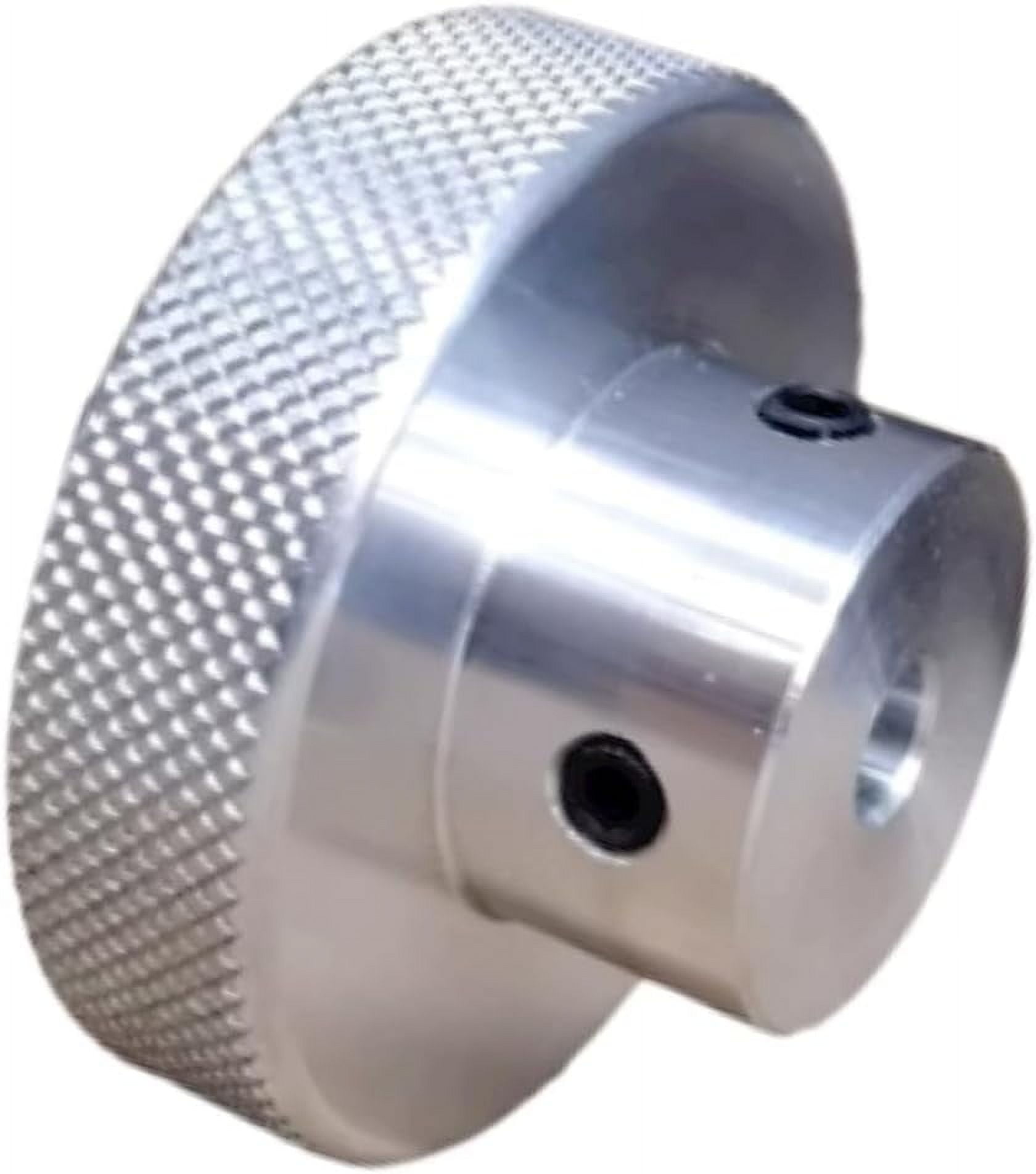 CHANCS Aluminum Alloy Handwheel Adjustment Knobs 60mm OD 14mm Bore Hand ...
