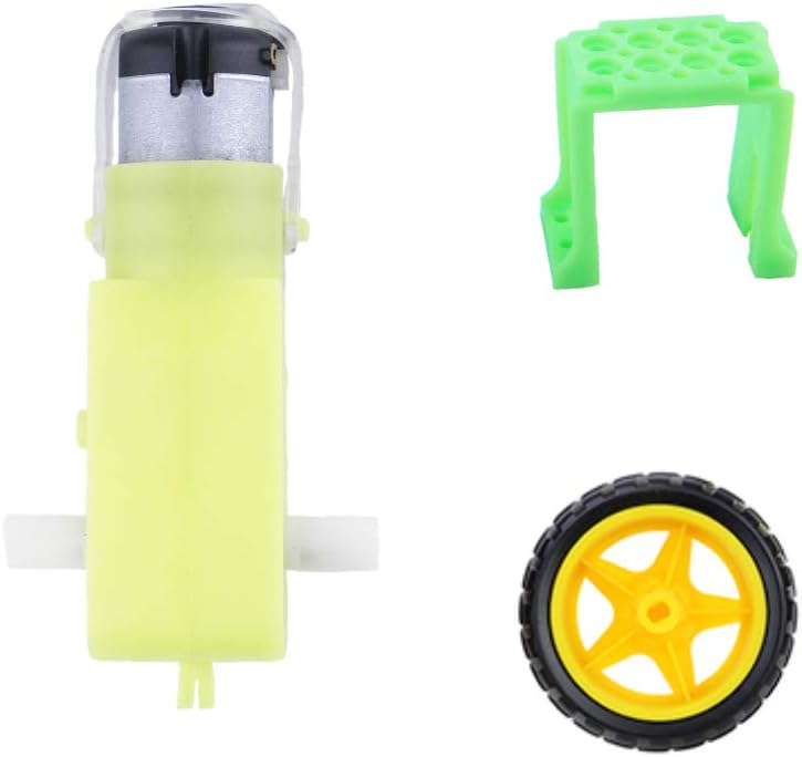 CHANCS DC Gear Motor 3-6V 1:48 1pcs Double Shaft For Diy Smart Car ...