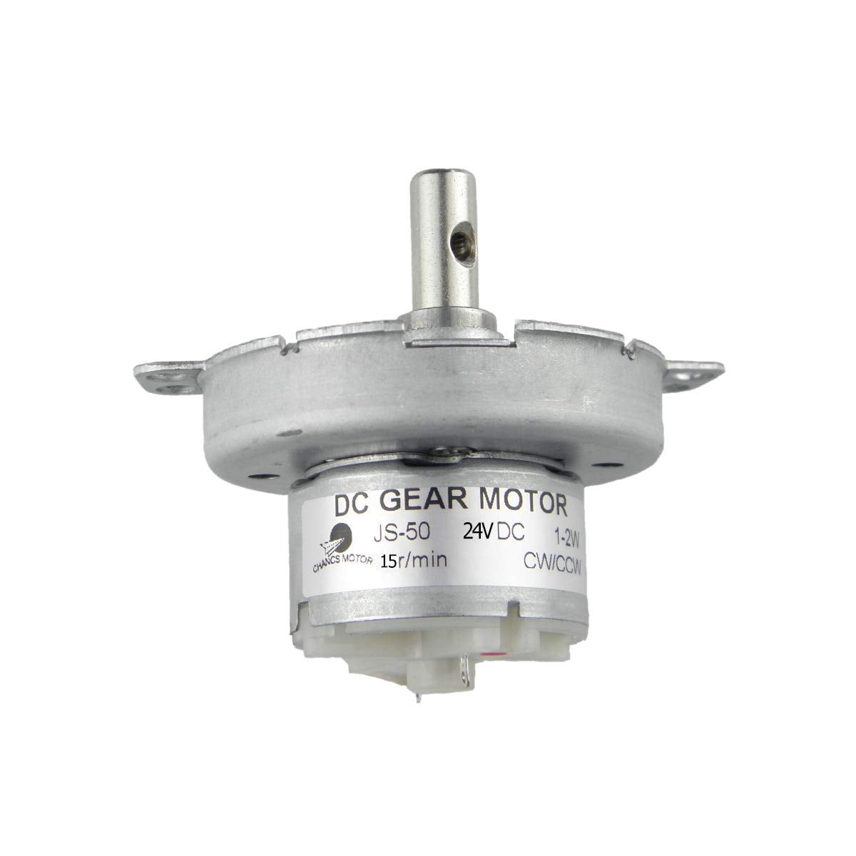 CHANCS DC Gear Motor JS-50 24V 15RPM Car Moving Head Fan Motor ...