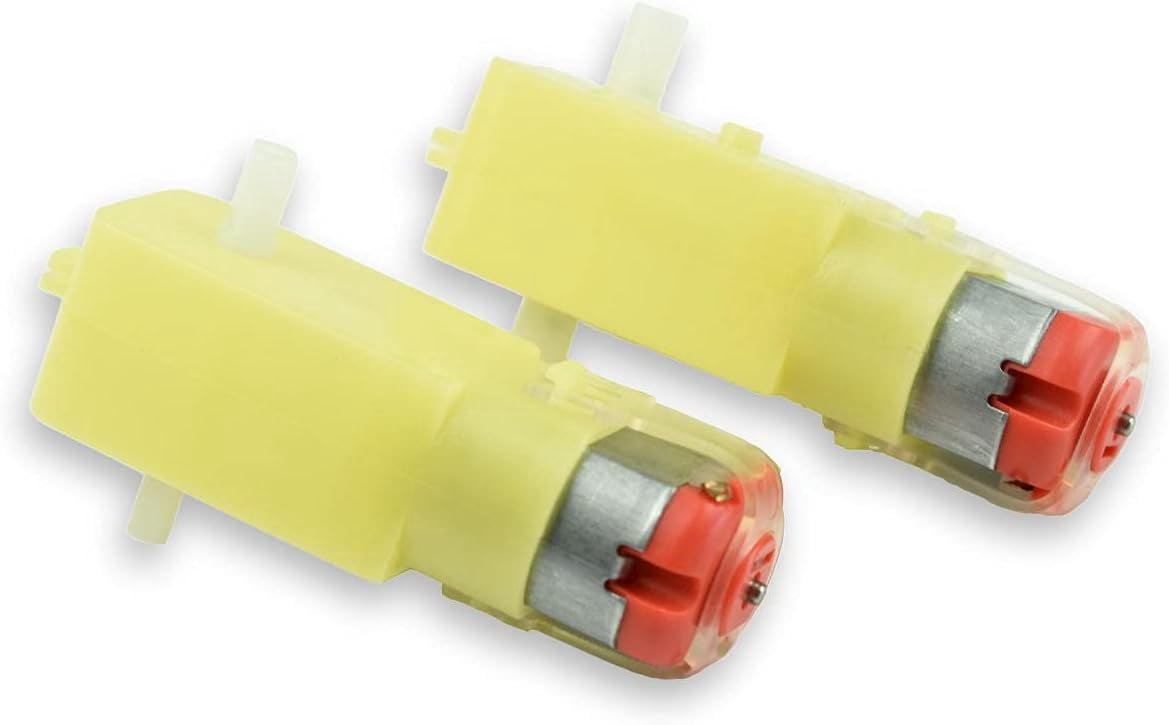 CHANCS Dual Shaft DC Electric Gear Motor 3V 36RPM 6V 72RPM Geared ...