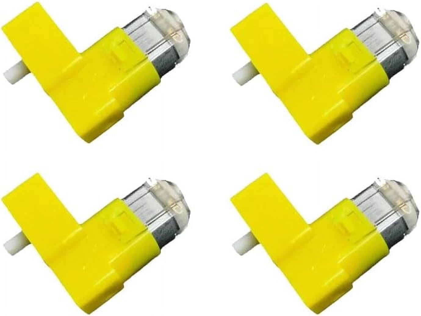 CHANCS Gear DC Motor 1:48 Magnetic Chassis Motor Right Angle Speed ...